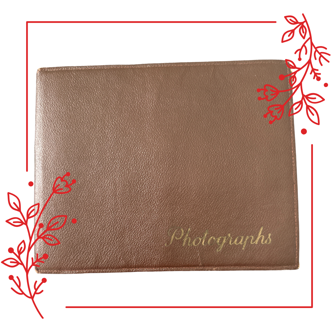 Vintage 1958 Pilgrimage Photo Album - Letters of The Past